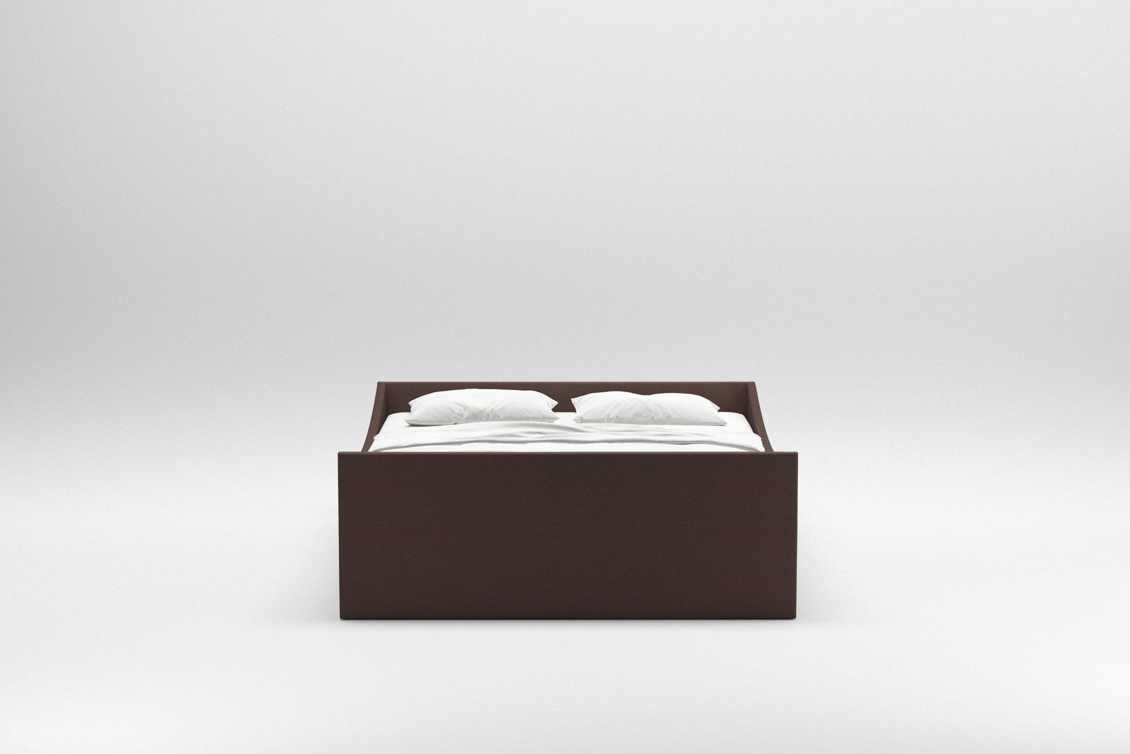 Curved Bed Frame | Dark Brown – RYE